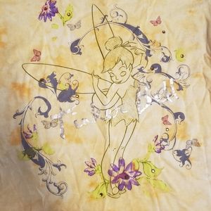 Disney | Tops | Disneys Tinker Bell Yellow Tiedye Shirt | Poshmark
